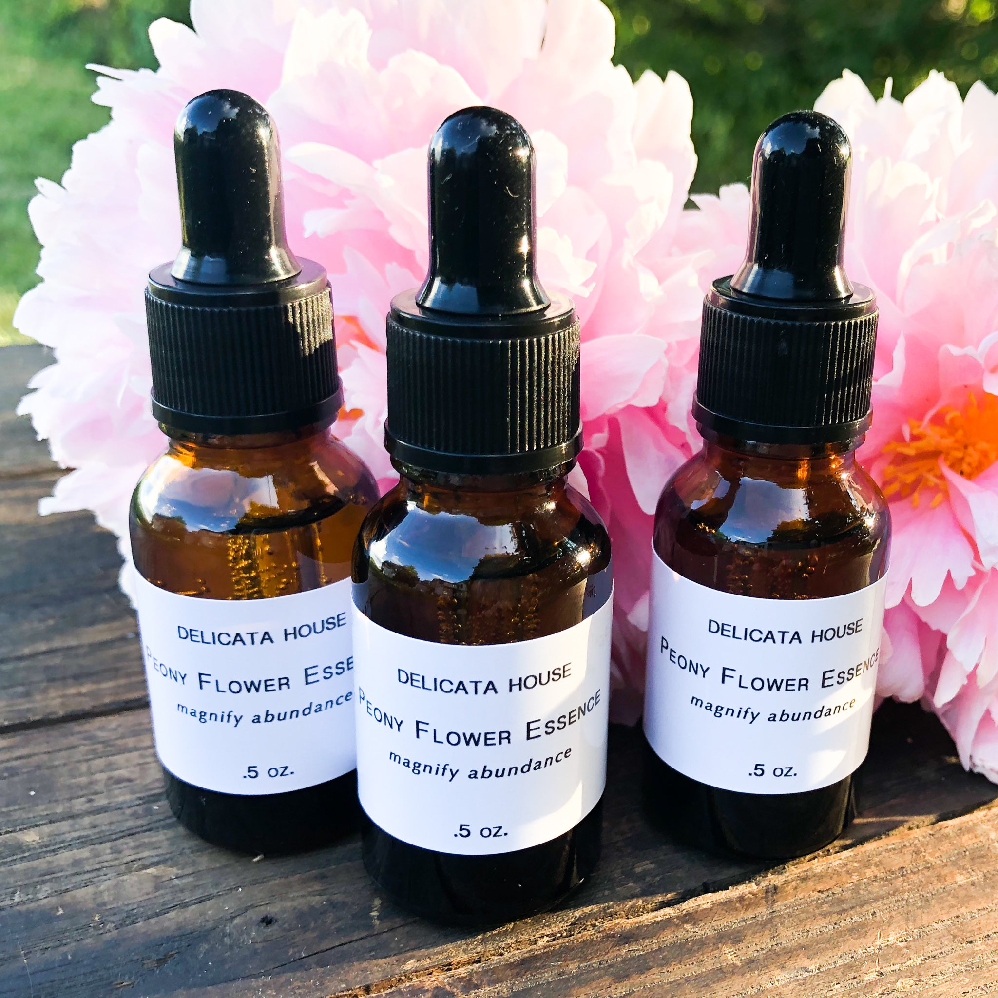 Flower Essence - Peony Flower Essence - Flower Remedy - 1st Chakra Bal ...
